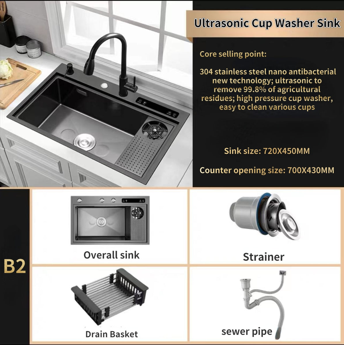 Ultrasonic Sink | Stan's Kitchen
